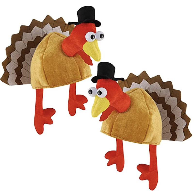 What to Wear to Your Thanksgiving Zoom: Turkey Hats! | Tips From Town